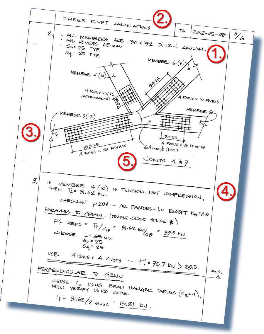 Civil Project Hand Calculations